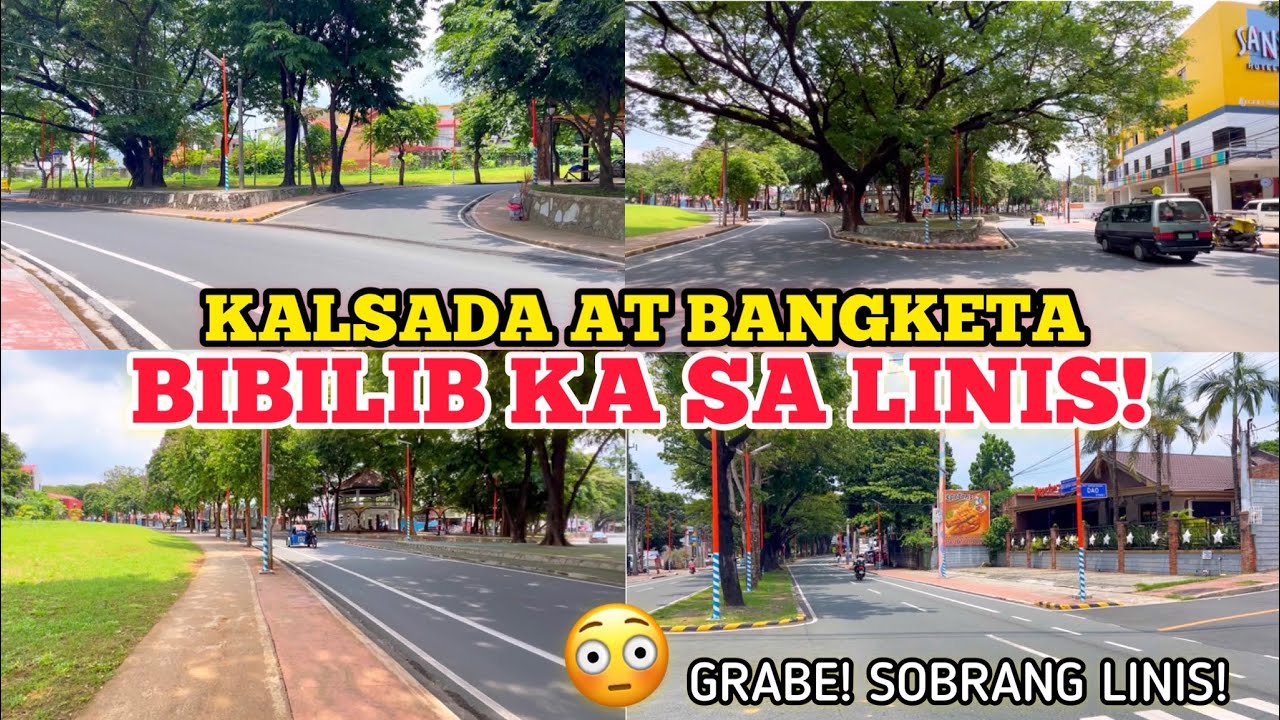 BIBILIB KA SA KALSADA AT BANGKETA NILA DITO! SOBRANG LINIS! - YouTube