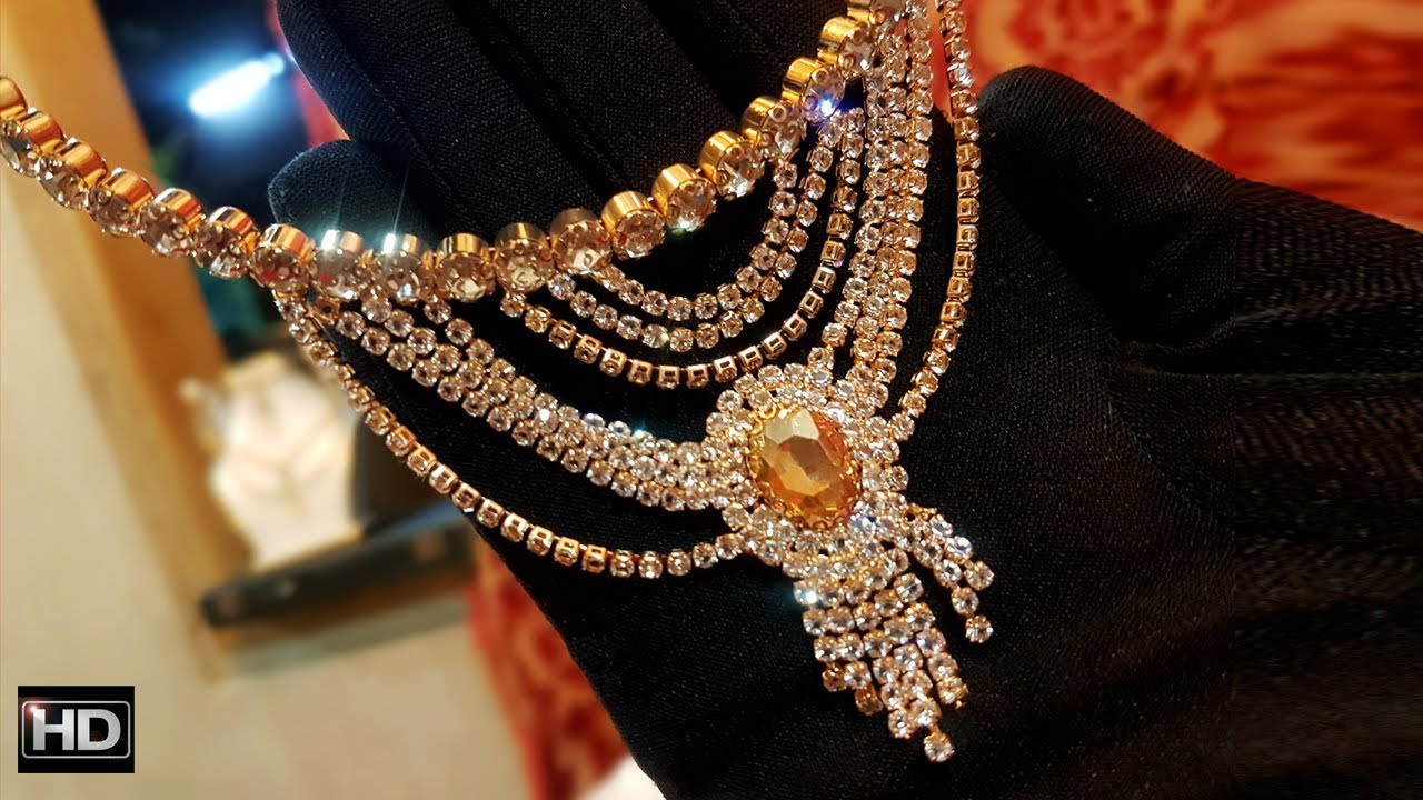 Diamond Necklace Designs || NEW Jewellery Collection 2020 - YouTube