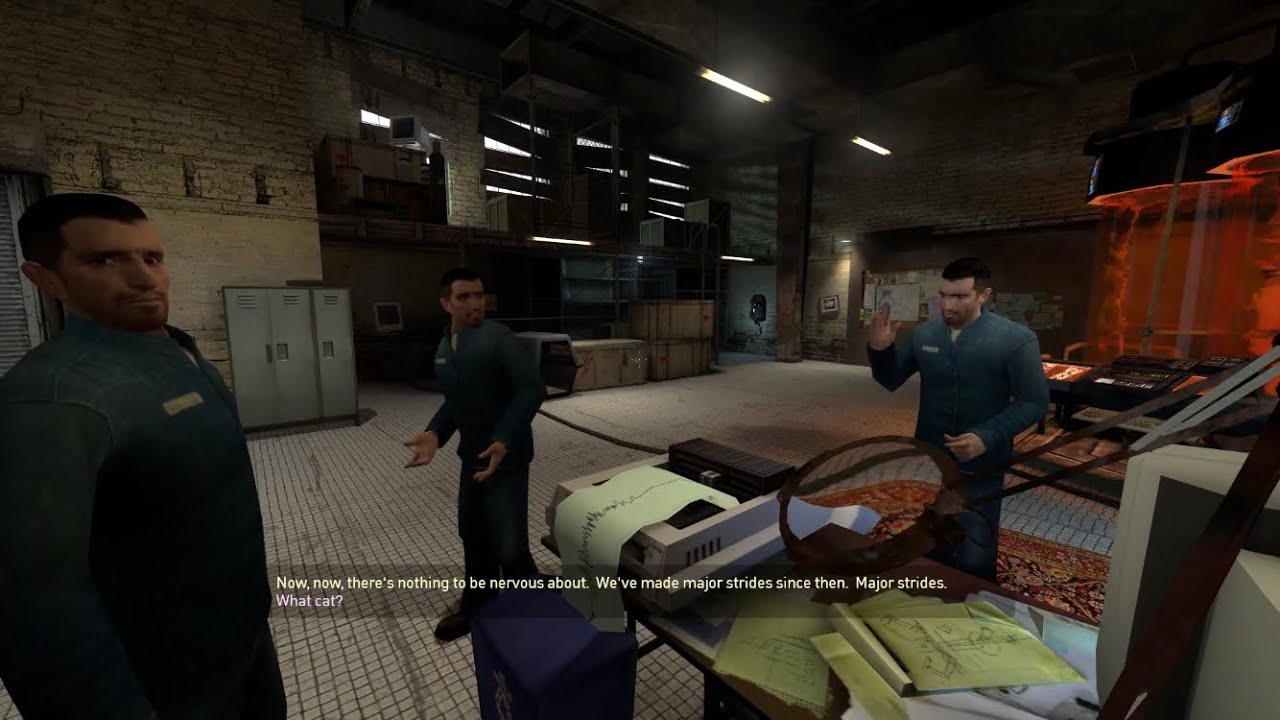 Half Life 2 Mod - All NPCs are Male 07 (John Freeman) - Game Start ...