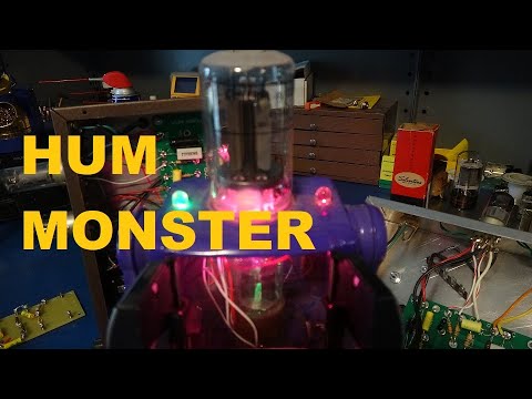 Hum Monster tube guitar amp home made project gone wrong D-lab solves ...