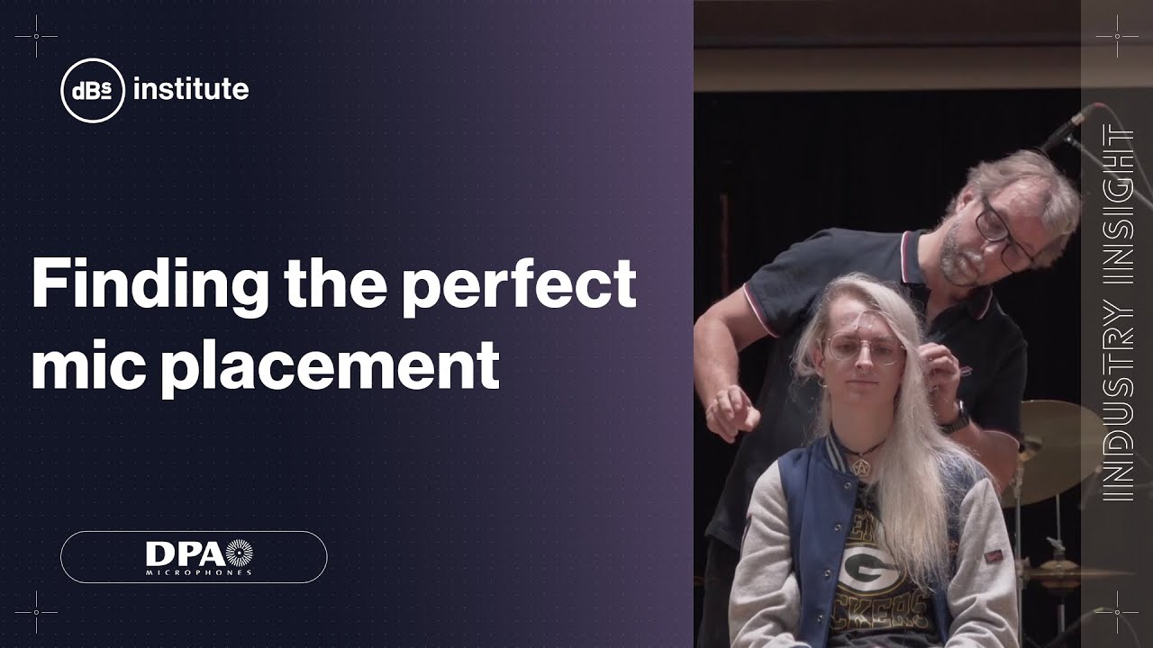 How to perfect mic placement with DPA Microphones - YouTube