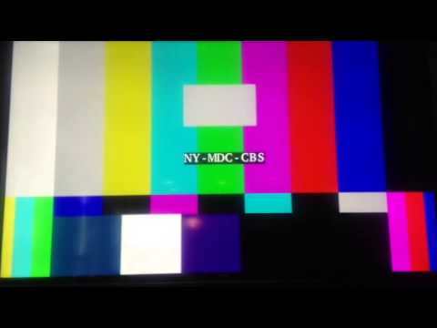 CBS test card - possible glitch? - YouTube