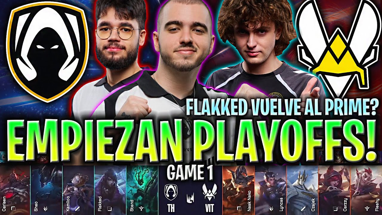 FLAKKED VUELVE al PRIME con HERETICS?😱ÉPICO!🔥 | TH vs VIT Game 1 ...