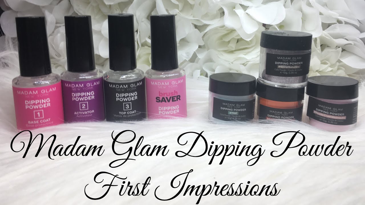 Madam Glam Dipping Powder First Impressions - YouTube