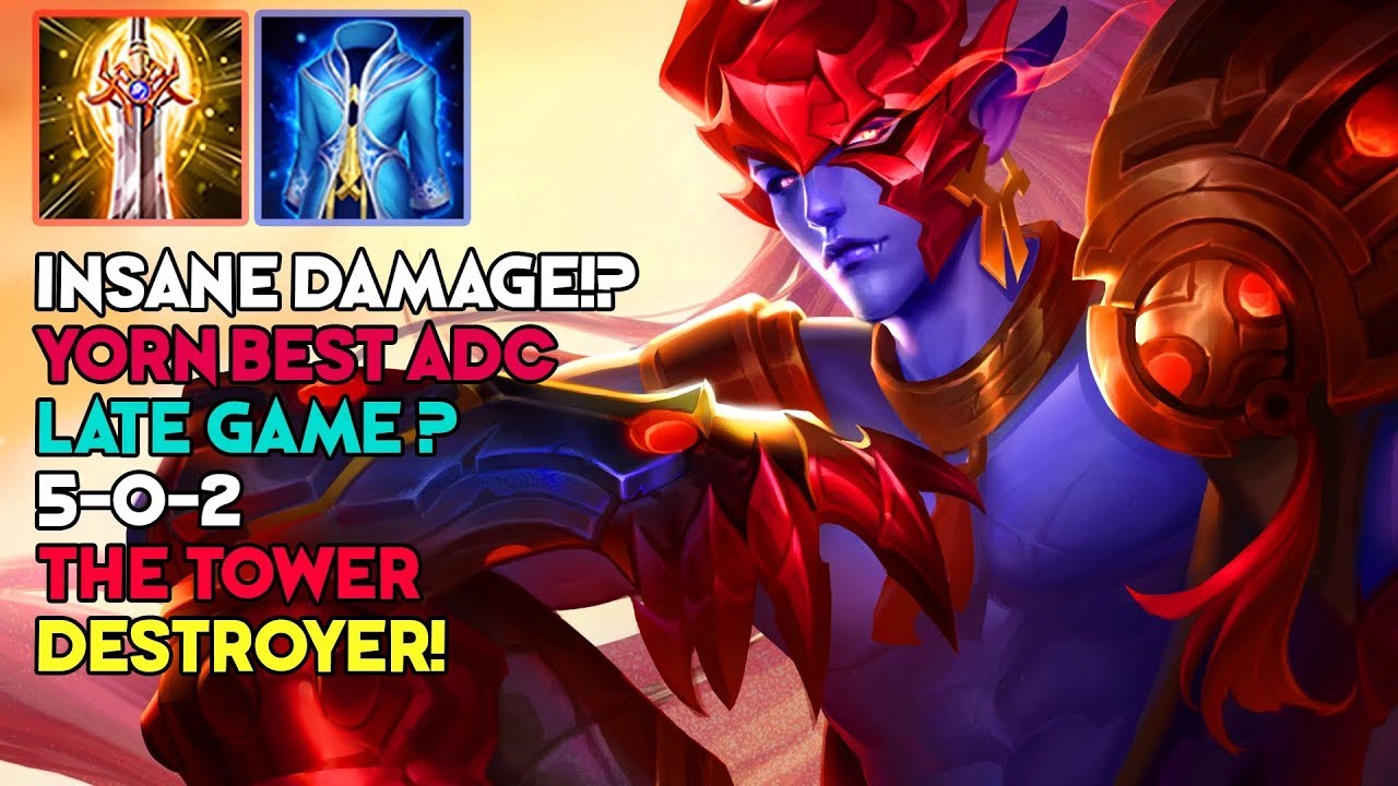 Arena of Valor | YikeZ Yorn Side Lane | Build + Arcana | UNBELIEVABLE ...