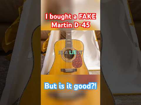 Is this FAKE Martin D-45 believable?