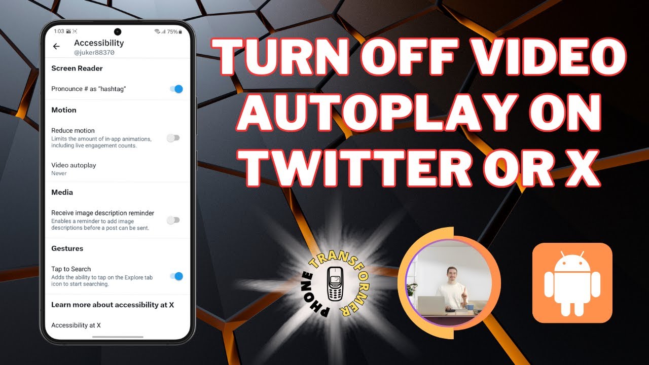 How to Turn Off Video Autoplay On Twitter Or X - Full Tutorial - YouTube