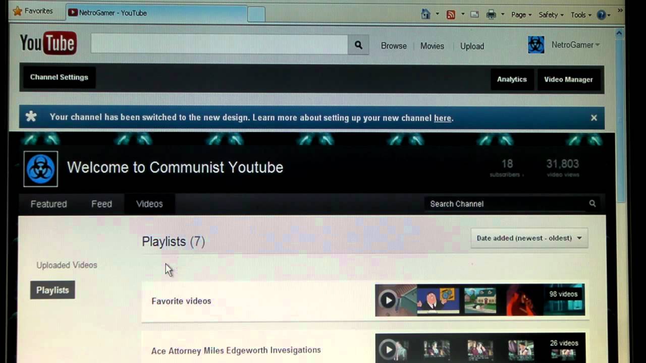 Youtube layout 2012 Review - YouTube