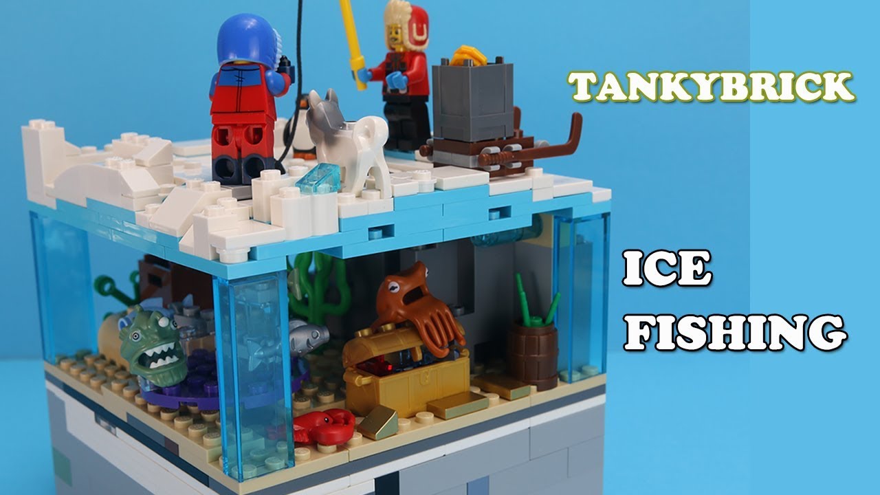 LEGO MOC Ice Fishing Full Power Motorized Kinetic Sculpture - YouTube