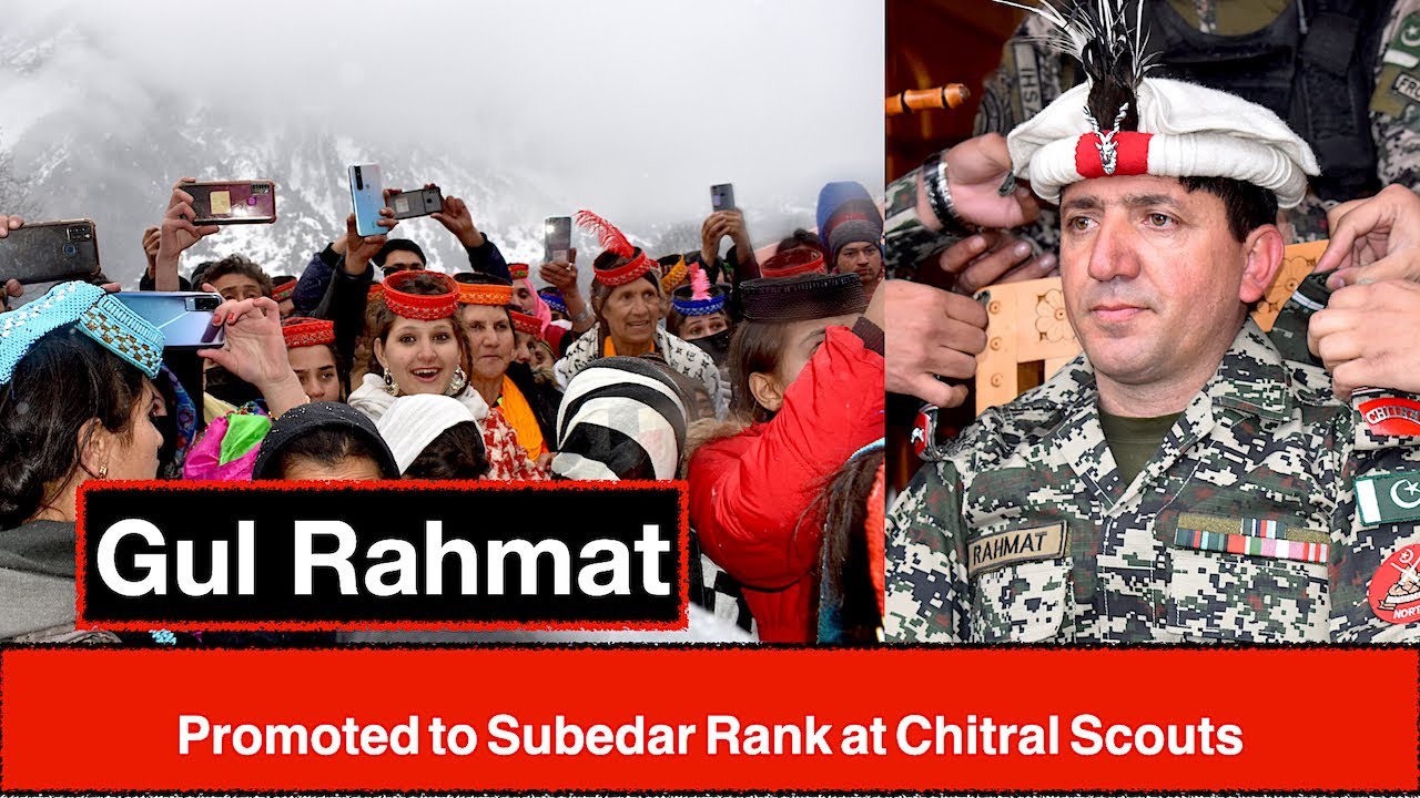 Gul Rahmat promoted to subedar rank in Chitral Scouts | people had ...
