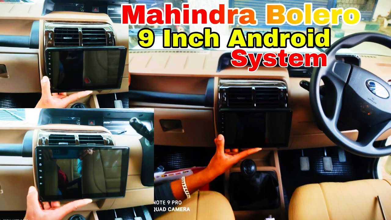 2020 B6 Mahindra Bolero Latest 9 Inch Android System | Best For Bolero ...
