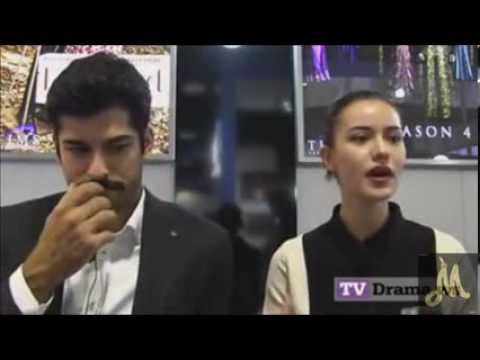 Burak Özçivit &  Fahriye Evcen  Cannes'ta yapılan röportajı