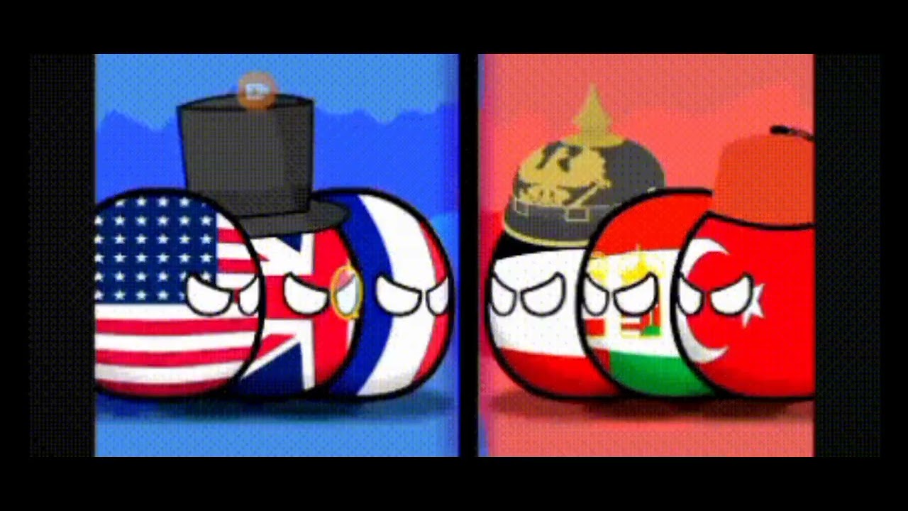 Country Balls Estados Unidos Reino Unido França versus - YouTube