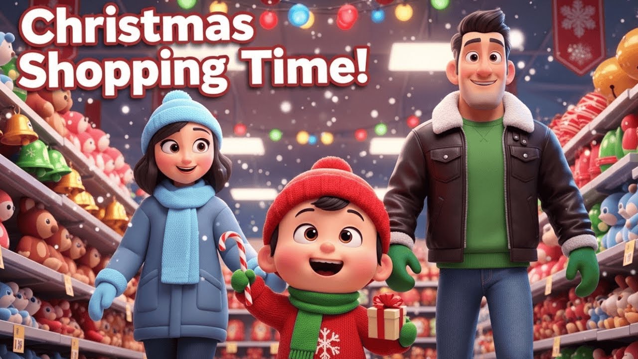 Christmas Shopping Time! | Kids Song | Christmas Special Nursery Rhyme ...
