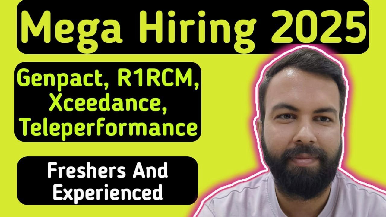 Mega Hiring 2025 | Genpact | R1RCM | Xceedance | Teleperformance ...