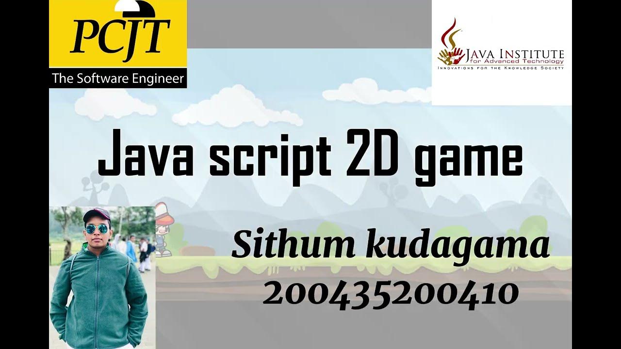 My 2D web game | Selection Examination Project | JAVA INSTITUTE FOR ADVANCED TECHNOLOGY - YouTube