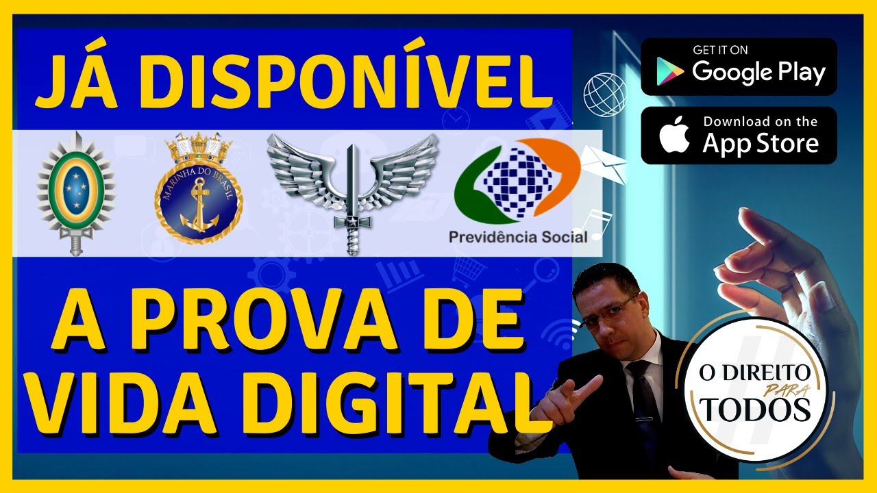 🔴PROVA DE VIDA DIGITAL DISPONÍVEL - PASSO A PASSO 🔴EXÉRCITO, MARINHA, AERONÁUTICA E INSS - YouTube