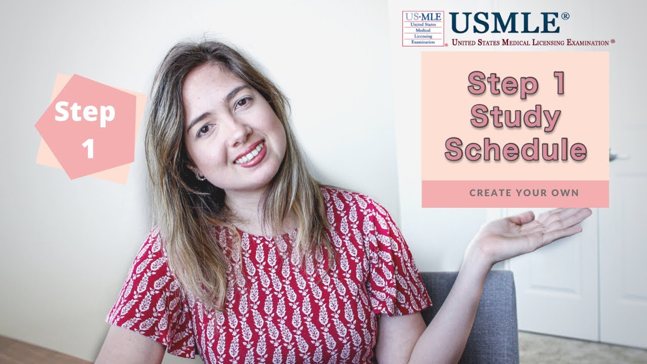 How to Create Your Own USMLE Step Study Schedule | My Life in Medicine ...