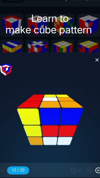 Learn how to make cube patterns!! please subscribe my channel - YouTube