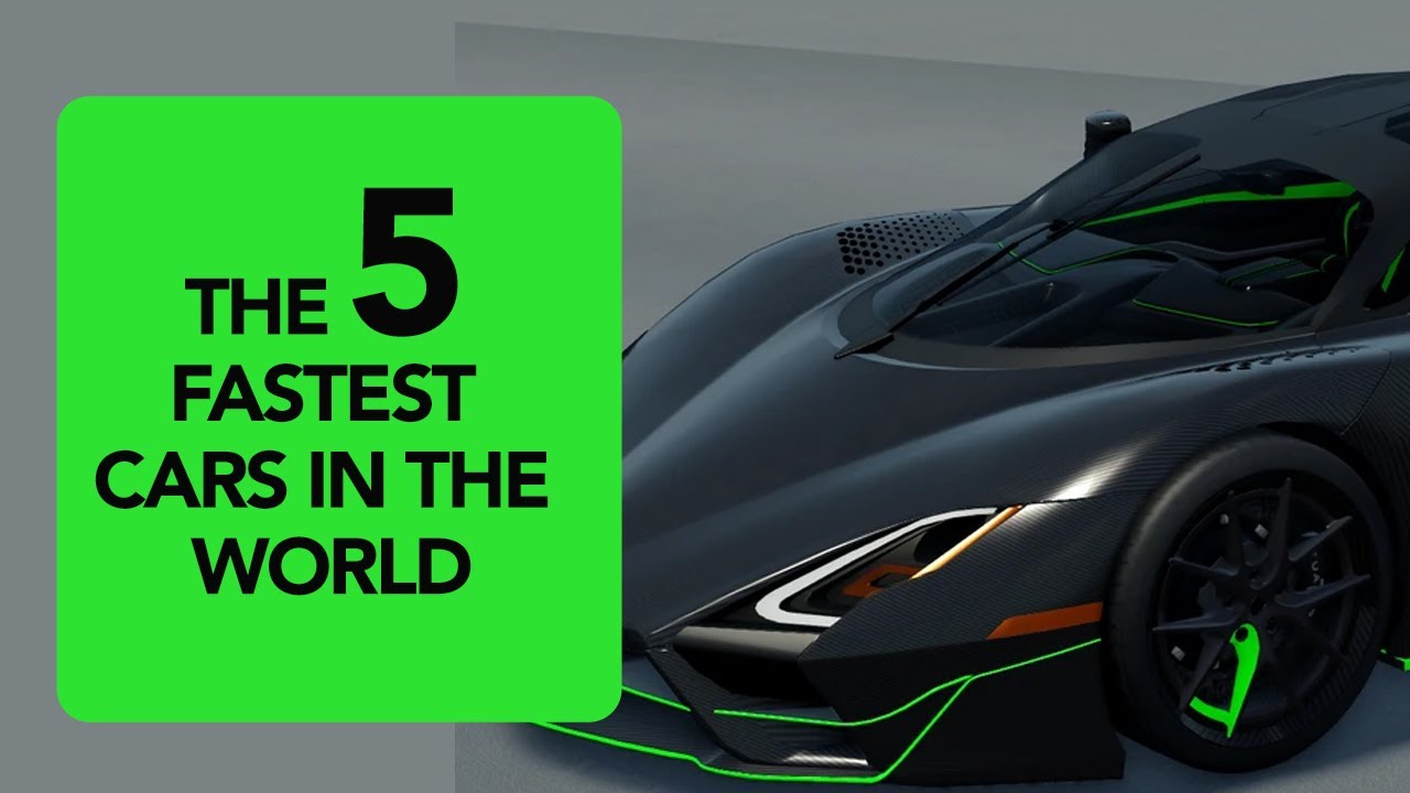 Top 5 Fastest Modern Cars in the World || SSC Tuatara || Bugatti Chiron ...
