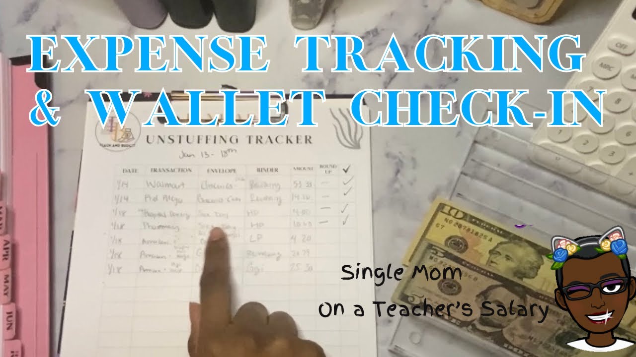 Expense Tracking & Wallet Check-In | Week 3 of January 2024 - YouTube