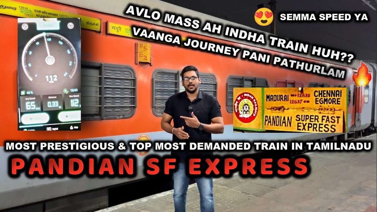 PANDIAN SF EXPRESS TRAVEL VLOG 🔥 | CHENNAI TO MADURAI | VERA MAARI ...