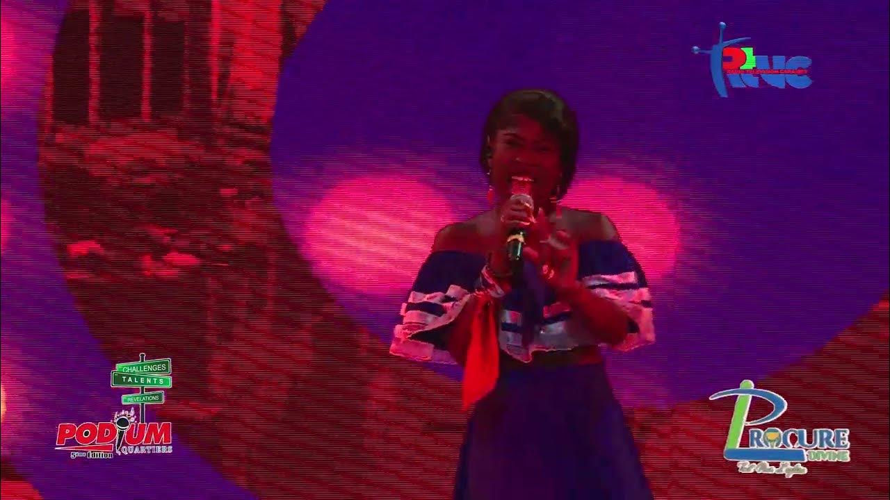 Wisline GERMEI (Port-au-Prince) - Renmen Ayiti (Luc MERVIL), Grande finale Podium Quartiers ...