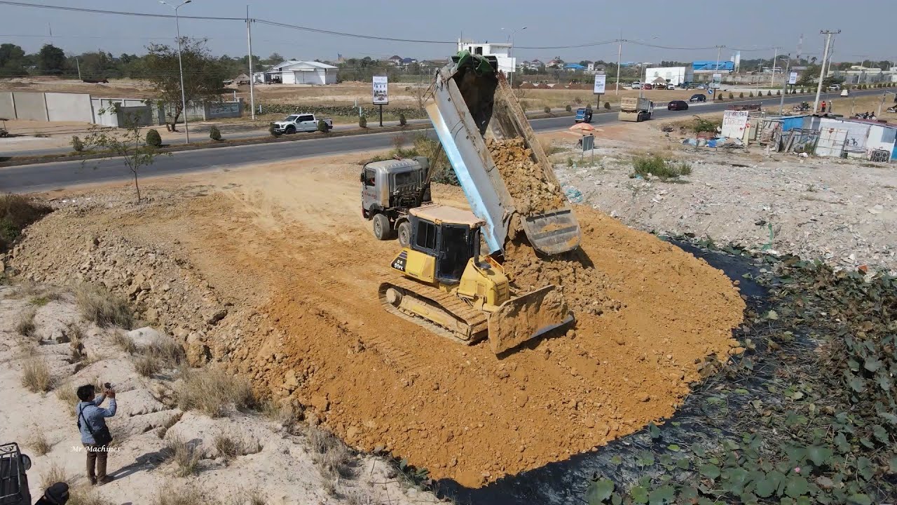 New Best Incredible Processing Land Filling Project Operator by Dozer ...