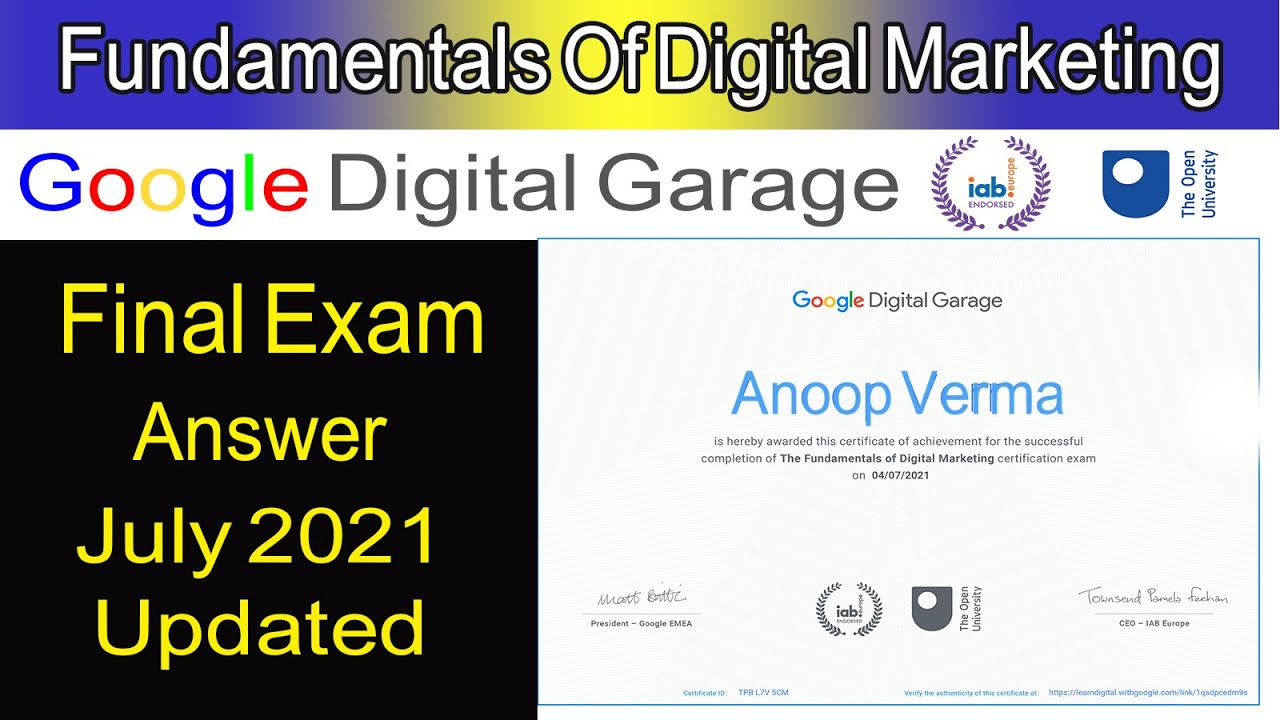 Google Digital Marketing Final Exam Answers July 2021 Latest Exam google-digital-marketing-final-exam-answers-july-2021-latest-exam