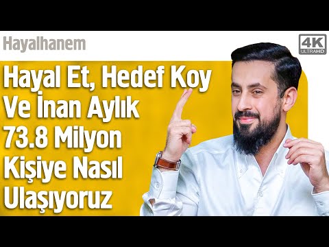 Hayal Et, Hedef Koy ve İnan Aylık 73.8 Milyon Kişiye Nasıl Ulaşıyoruz? | Mehmet Yıldız @hayalhanem