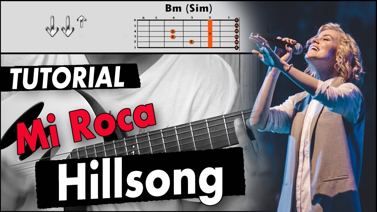 Como tocar "Hillsong Worship - Mi Roca" En La Guitarra Acústica - YouTube