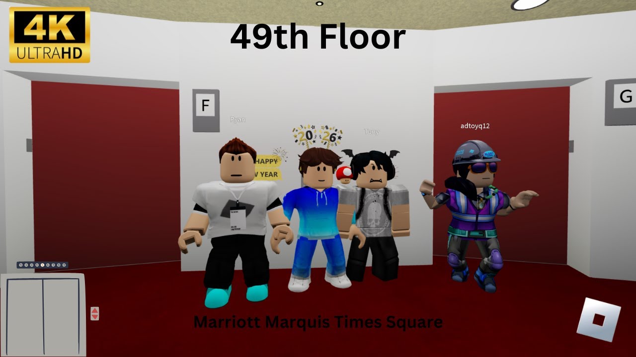 [4K] 49th Floor - Marriott Marquis Times Square - Roblox - YouTube