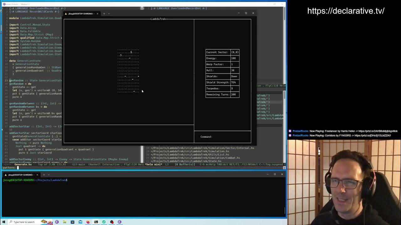 Let's Make LambdaTrek in Haskell! Day 27 - YouTube