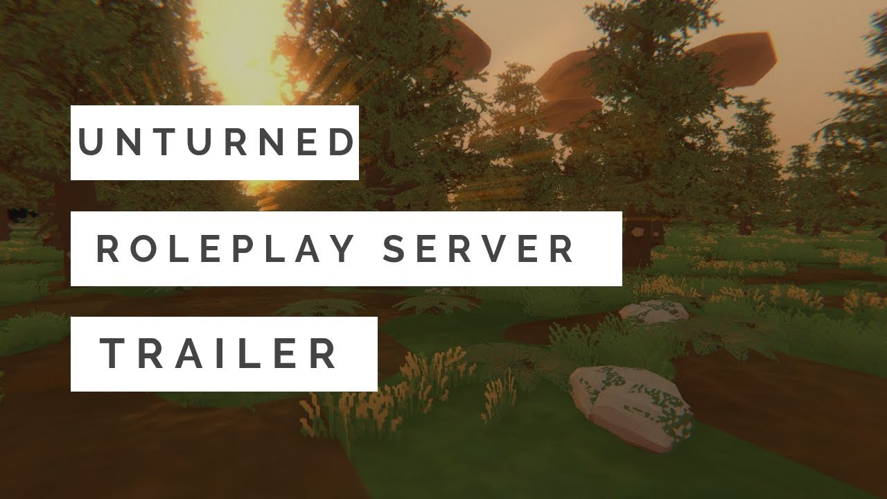 Unturned Zombie Apocalypse Roleplay server trailer. - YouTube