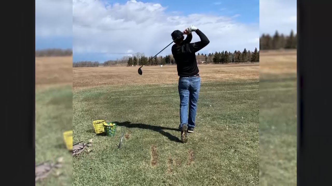A local golfer made two of the hardest golf shots imaginable ahead of ...