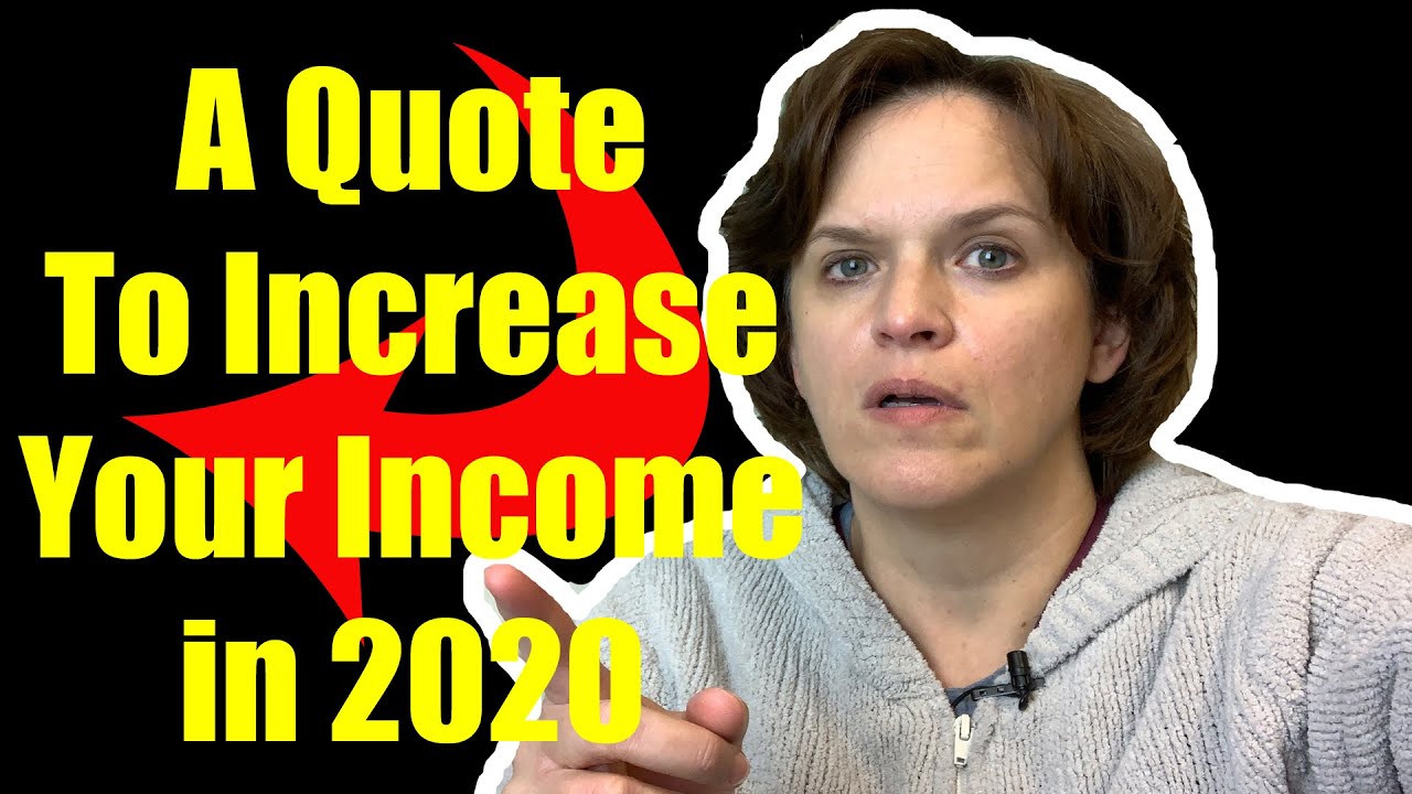 The Quote That Will Increase Your Income in 2020! Only From the Habit ...