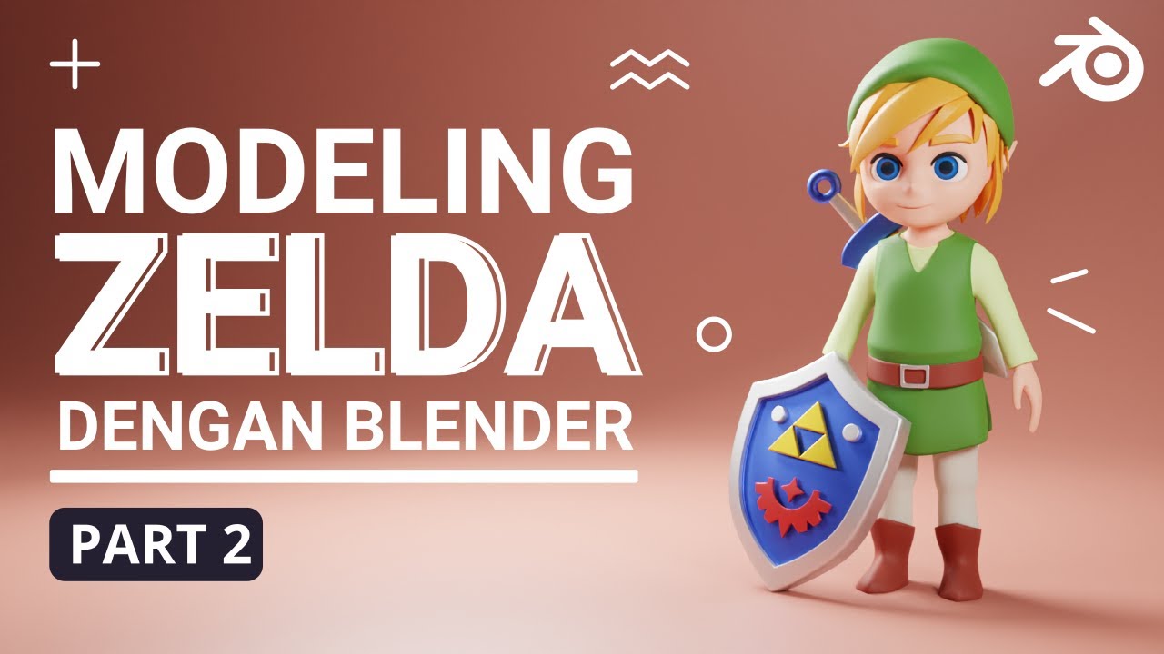 Modeling Karakter Zelda dengan Blender (Part 2) - YouTube