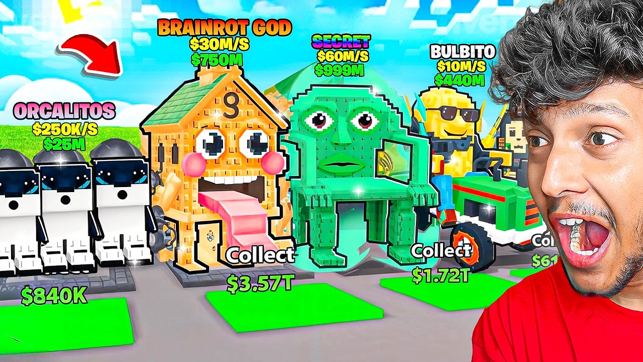 I Stole 9 RAREST BRAINROT in Steal a Brainrot Roblox! - YouTube