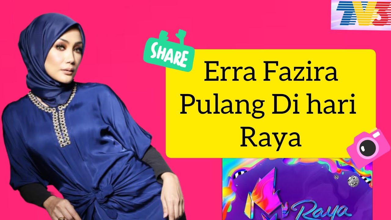MELODI RAYA TV3 - Erra Fazira PULANG DI HARI RAYA - YouTube