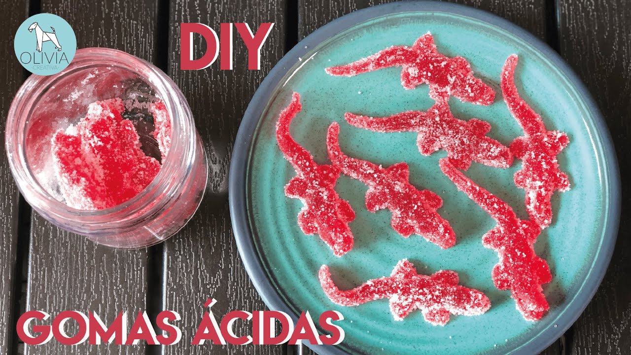 ¿CÓMO HACER GOMITAS ÁCIDAS? / RECETA GOMAS ÁCIDAS - YouTube