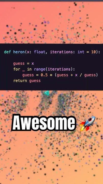 How to compute the Square Root - Heron's Method - YouTube