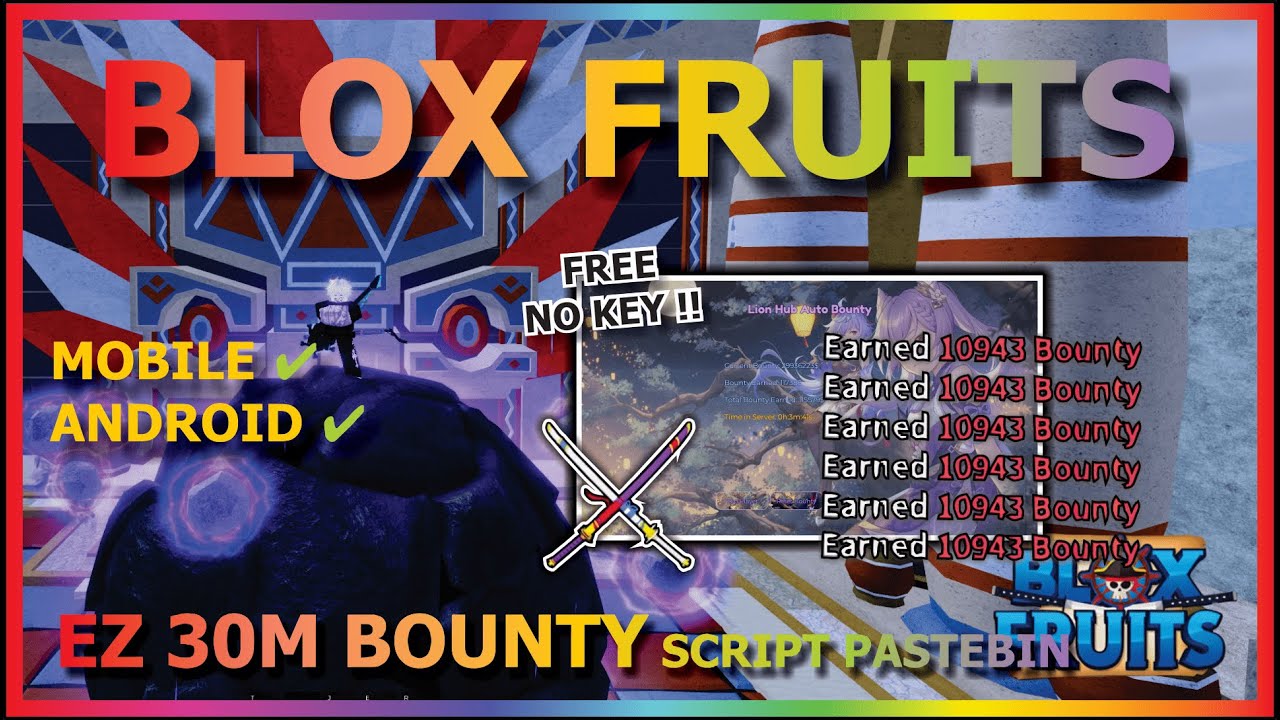 BLOX FRUITS Script No Key UPDATE GRAVITY AUTO FARM BOUNTY, AUTO BOUNTY ...