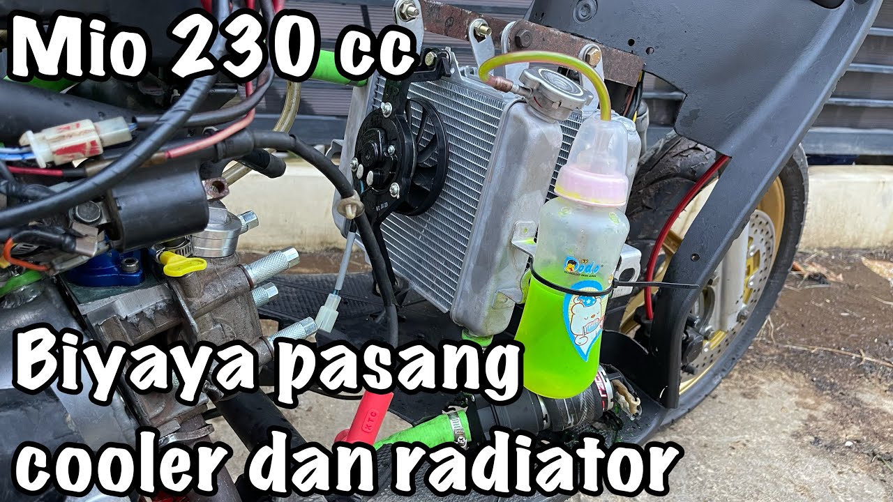 BERAPA SIH BIAYA PASANG RADIATOR DAN COOLEER DI MIO 230 cc ⁉️⁉️⁉️ - YouTube