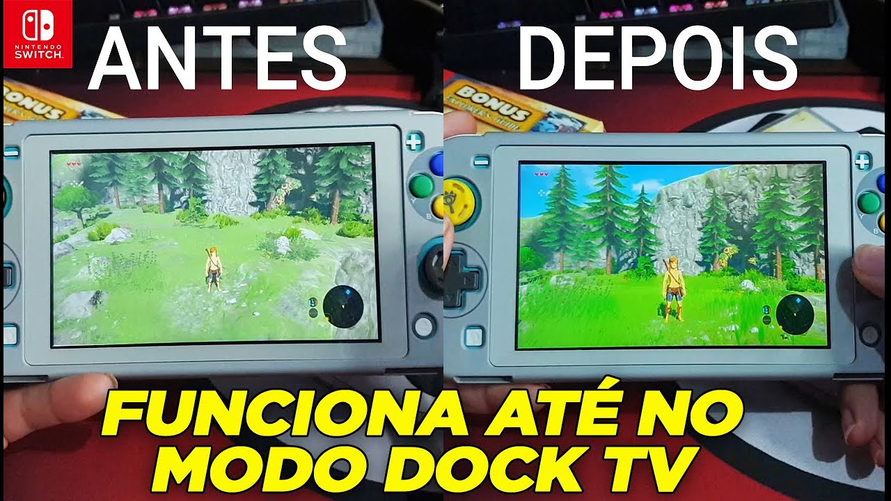 Cores Do Oled Em Seu Nintendo Switch Lite, V1 e V2 Desbloqueado - Como ...