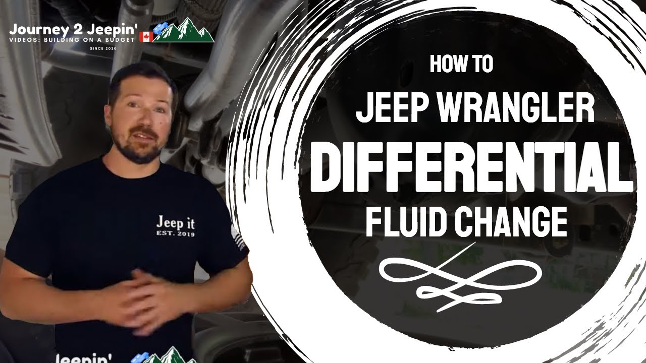 Jeep Wrangler How To Differential Fluid Change - YouTube