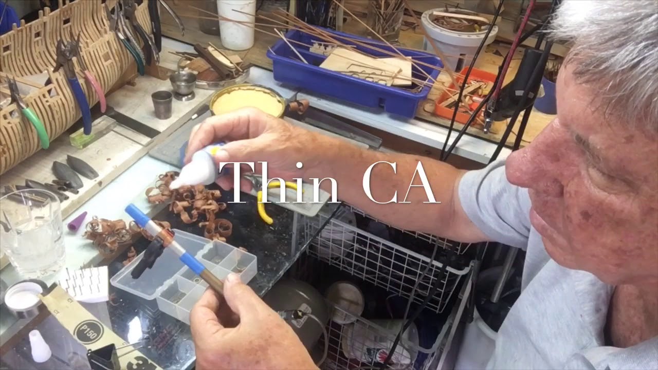 Making mast Hoops for a model ship - YouTube