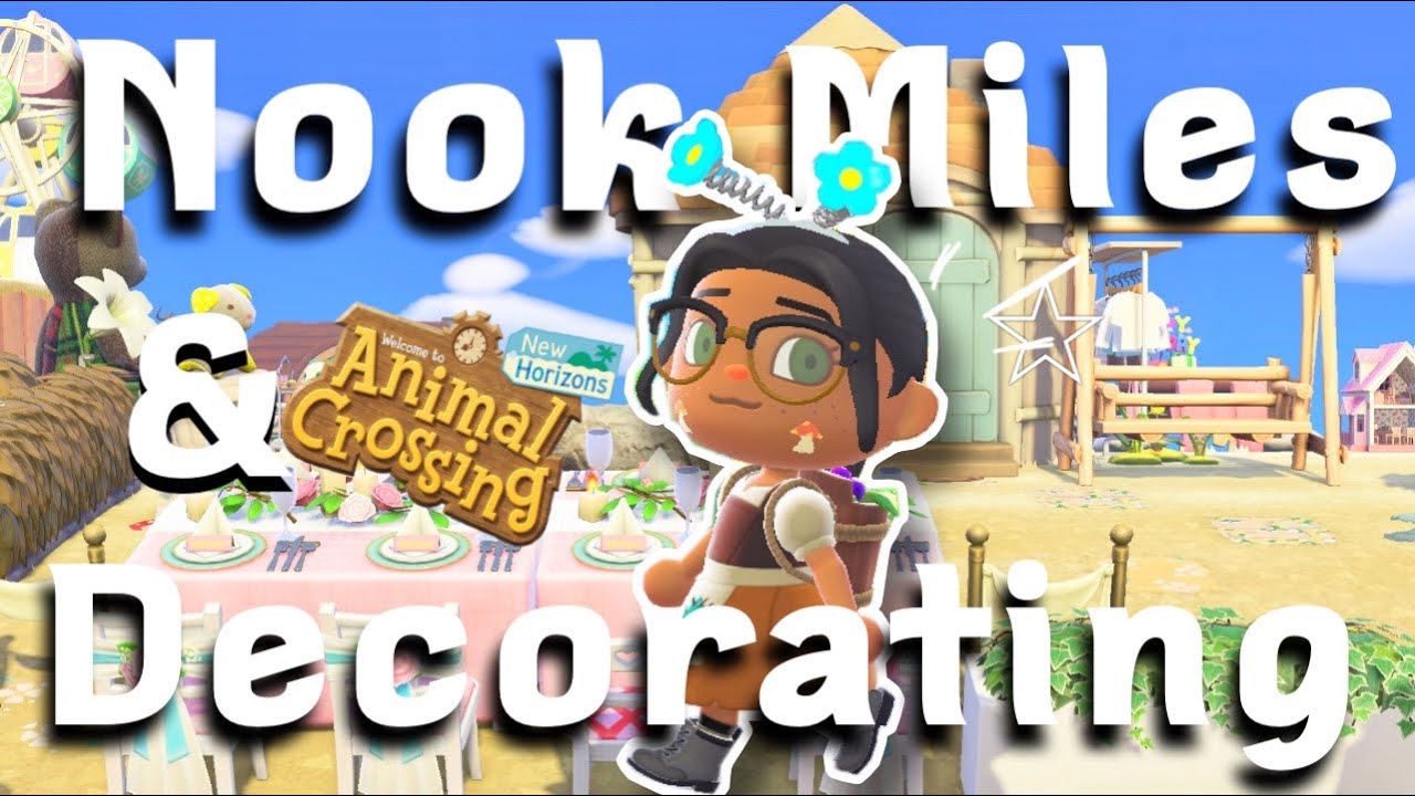 ACNH Gameplay I Need Nook Miles & More Island Decorating! - YouTube