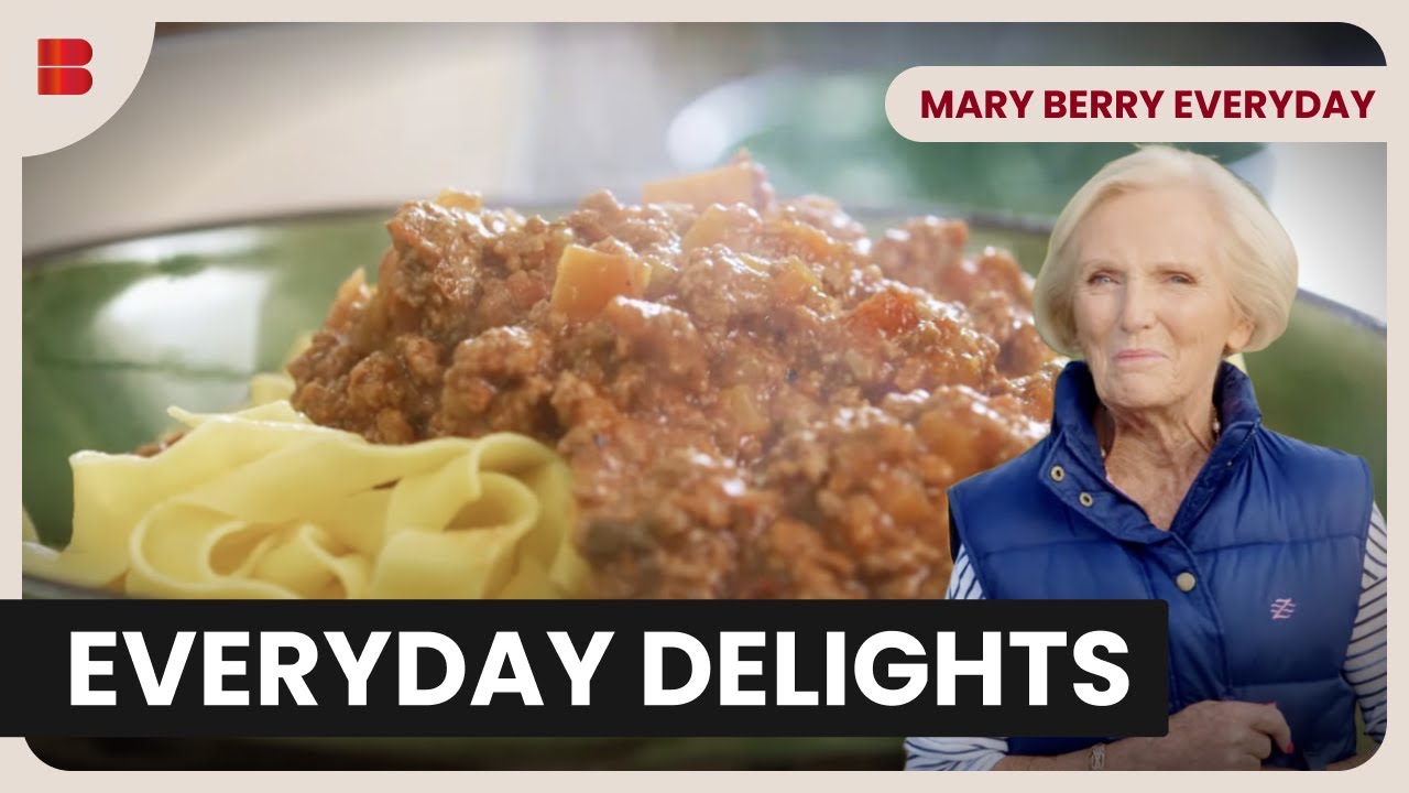 Homemade Bolognese with Mary - Mary Berry Everyday - S01 EP02 - Cooking ...