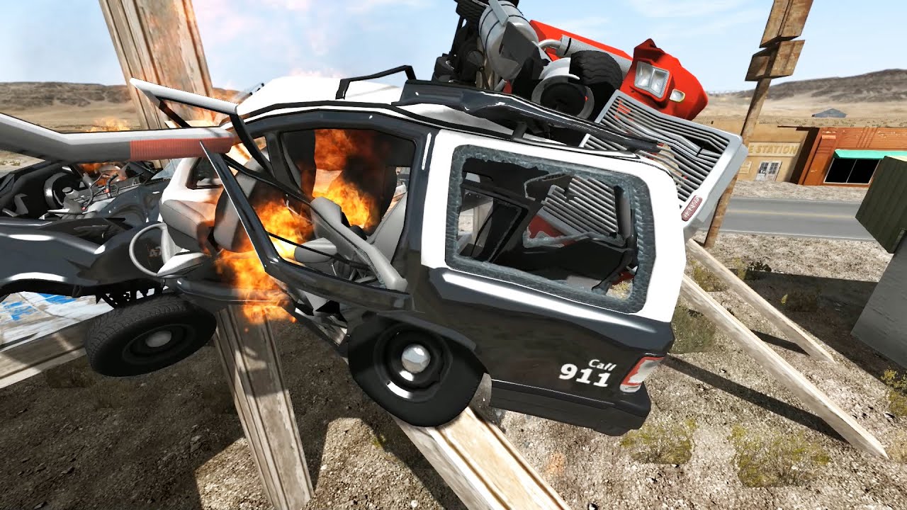 BeamNG Drive High Speed Crashes #9 - YouTube