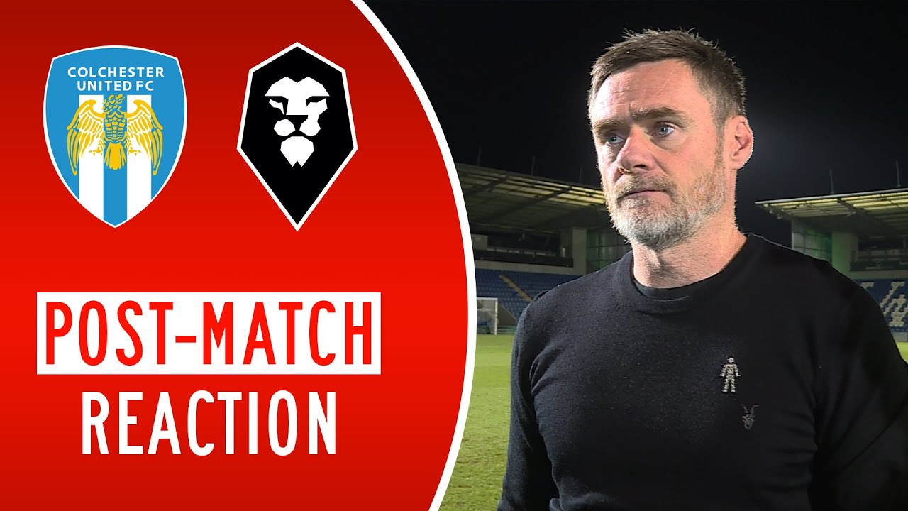 🗣 GRAHAM ALEXANDER | Colchester United 1-0 Salford City post-match ...